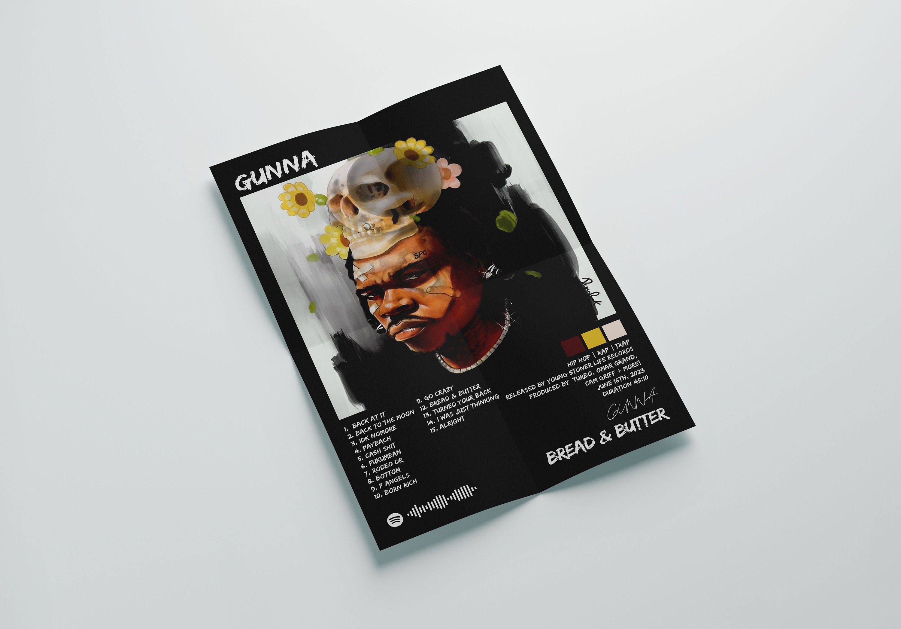Gunna Bread & Butter Gunna Poster Album Cover Poster Album Cover Wall ...
