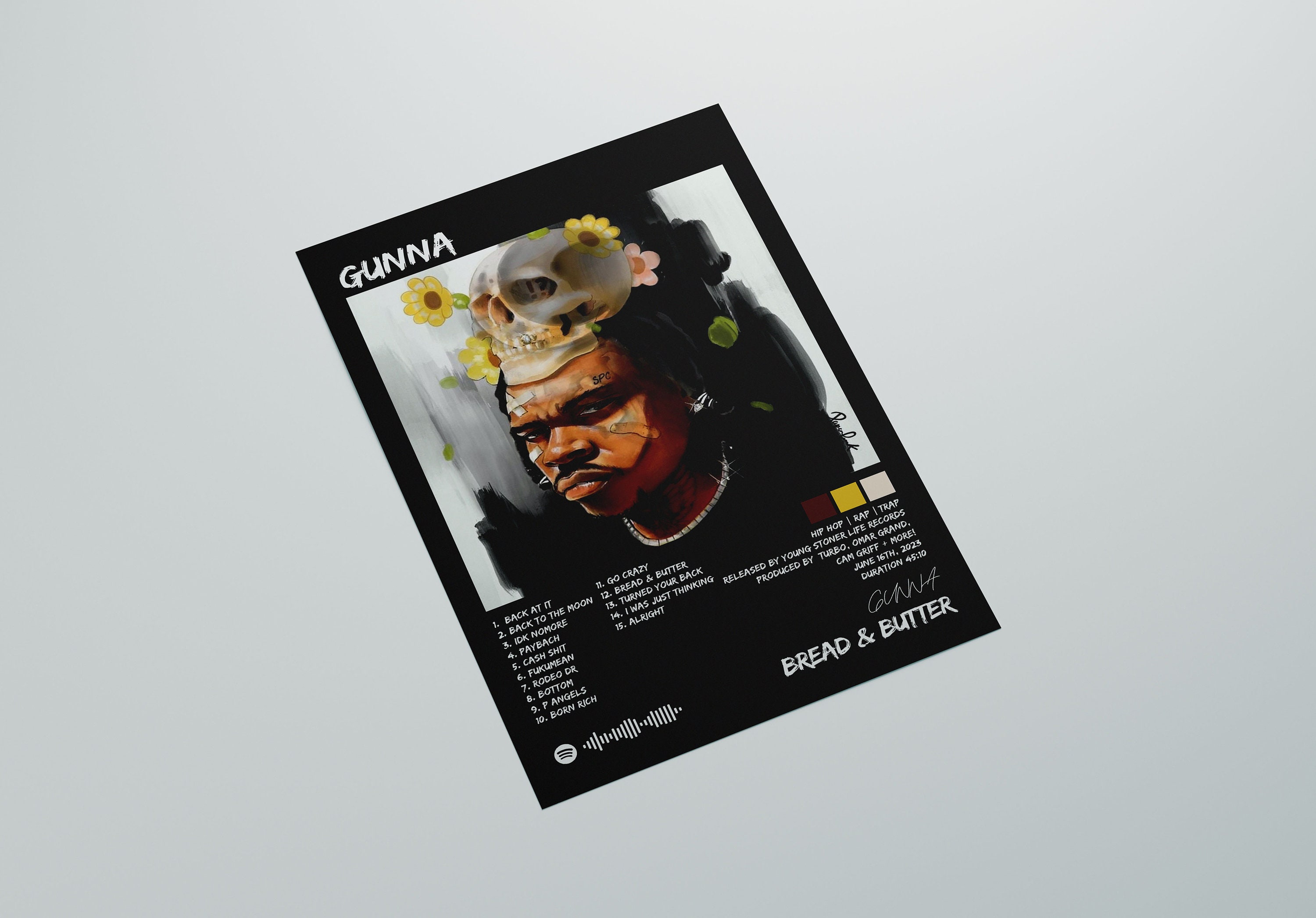 Gunna | Bread & Butter | Gunna Poster | Album Cover Poster | Album ...