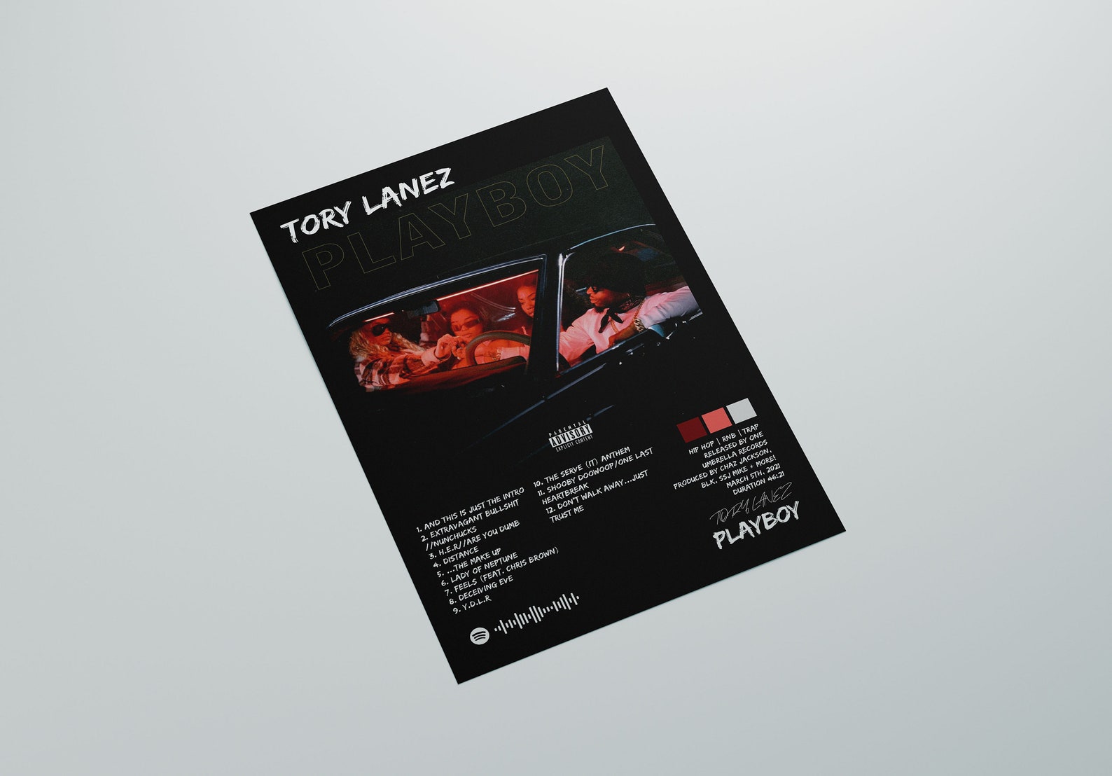 Tory Lanez | "playboy" | Tory Lanez Posters | Album Cover Poster ...