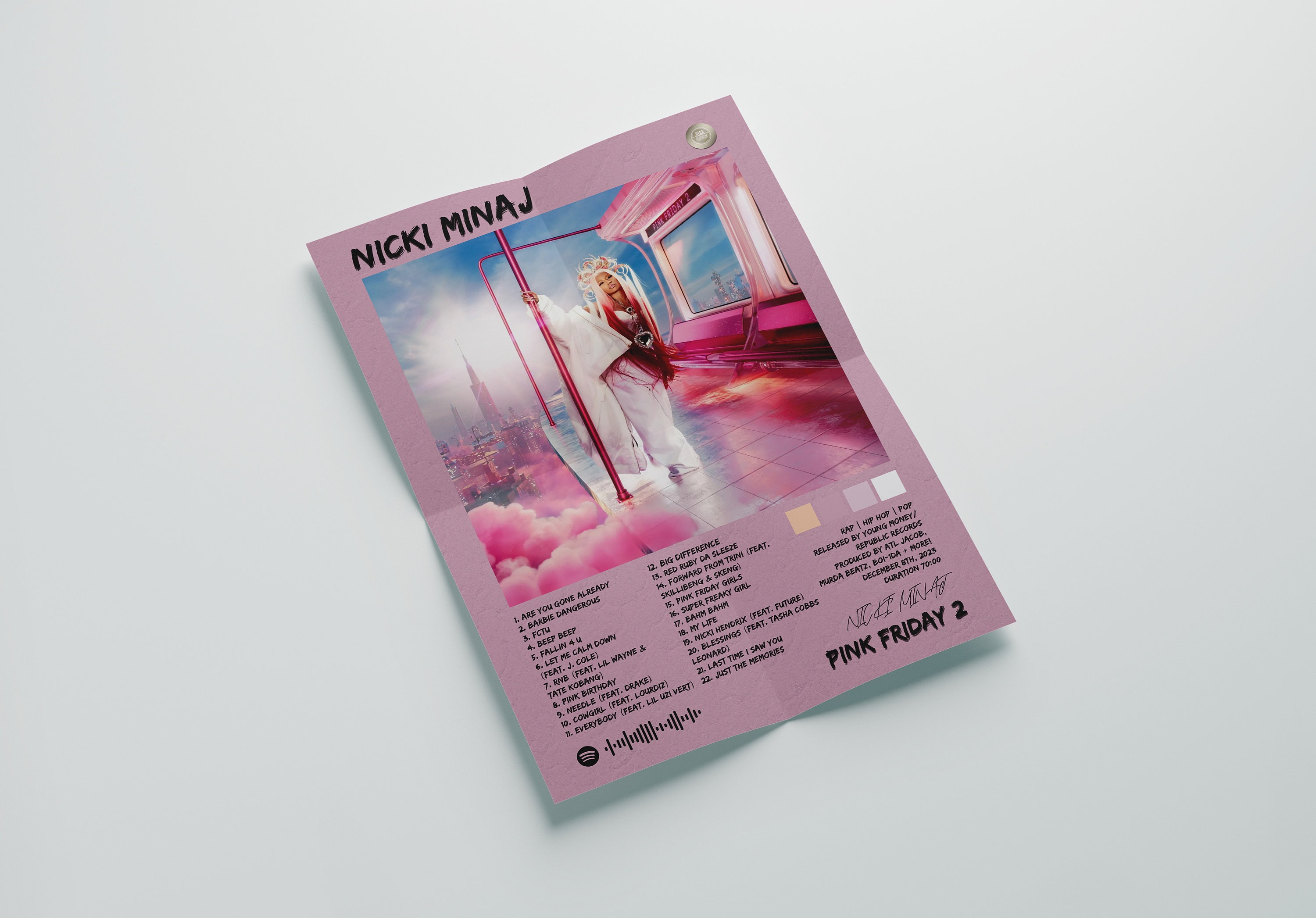 Frameless | Nicki Minaj | "pink Friday 2" | Nicki Minaj | Album Cover ...