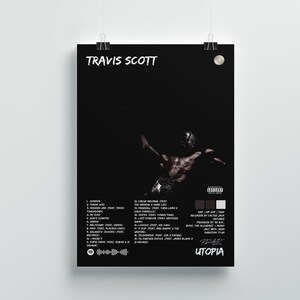 Travis Scott utopia Travis Scott Poster - Etsy UK
