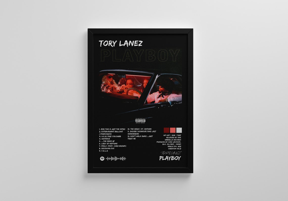 Tory Lanez | "playboy" | Tory Lanez Posters | Album Cover Poster ...