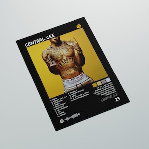 Central Cee | "23" | Central Cee Poster | Album Cover Poster | Album ...