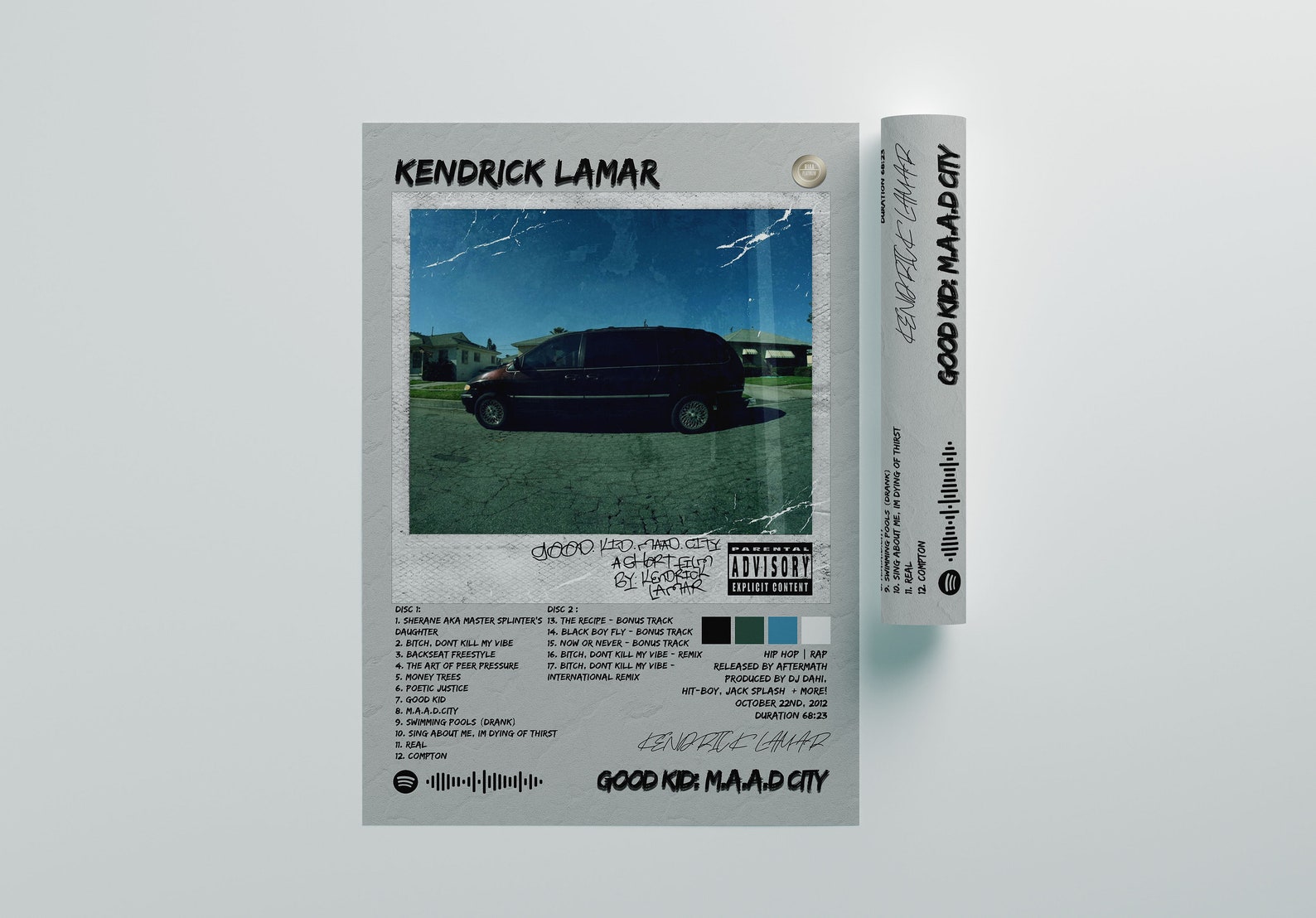 Kendrick Lamar | Good Kid: M.A.A.D City | Kendrick Lamar Poster | Album ...