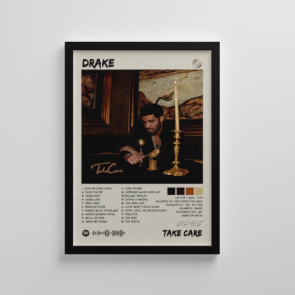 Take Care Album Cover Poster - Etsy
