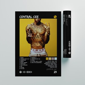 Central Cee | "23" | Central Cee Poster | Album Cover Poster | Album ...
