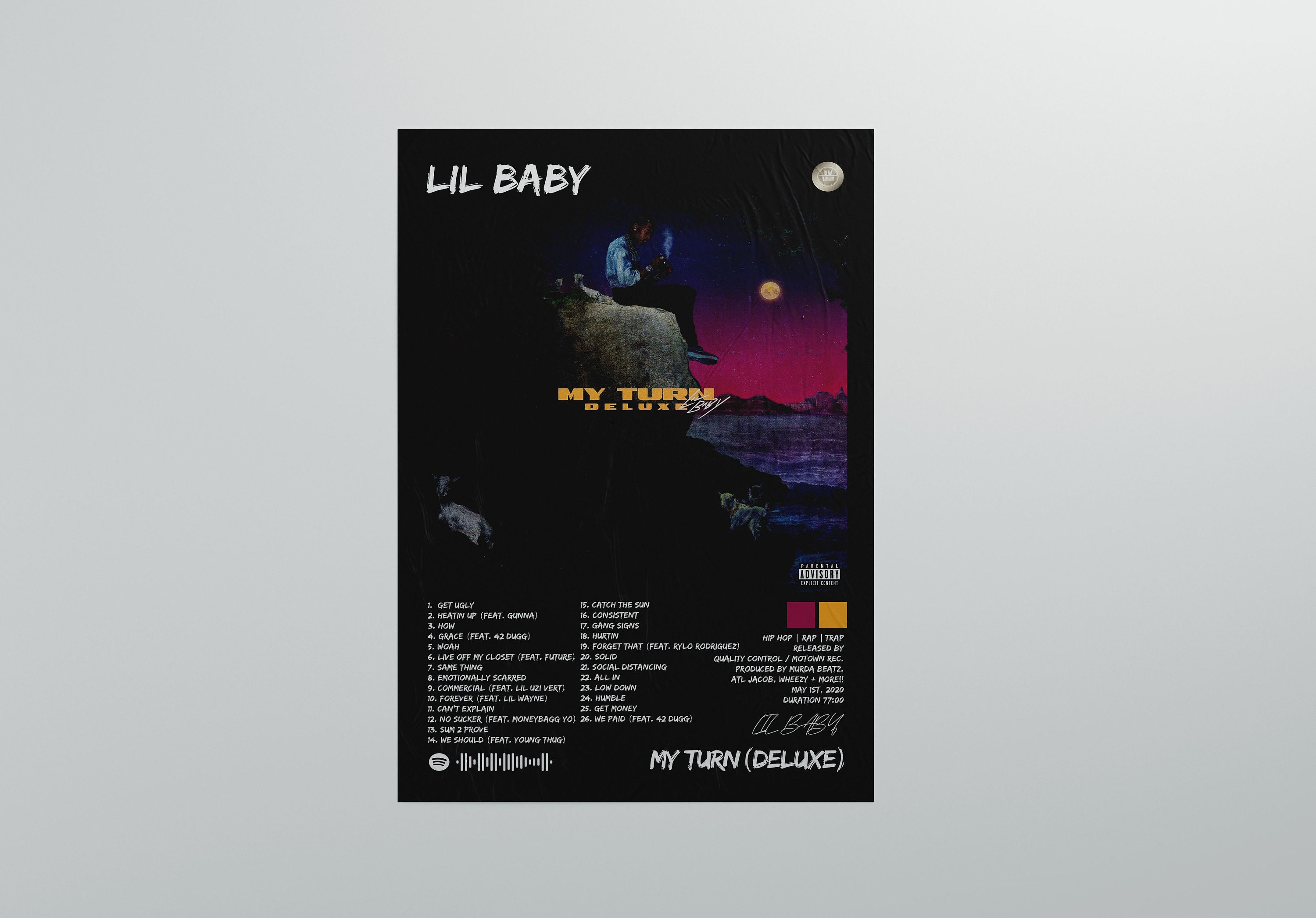 Lil Baby | My Turn | Lil Baby Posters | Album Cover Poster | Album ...