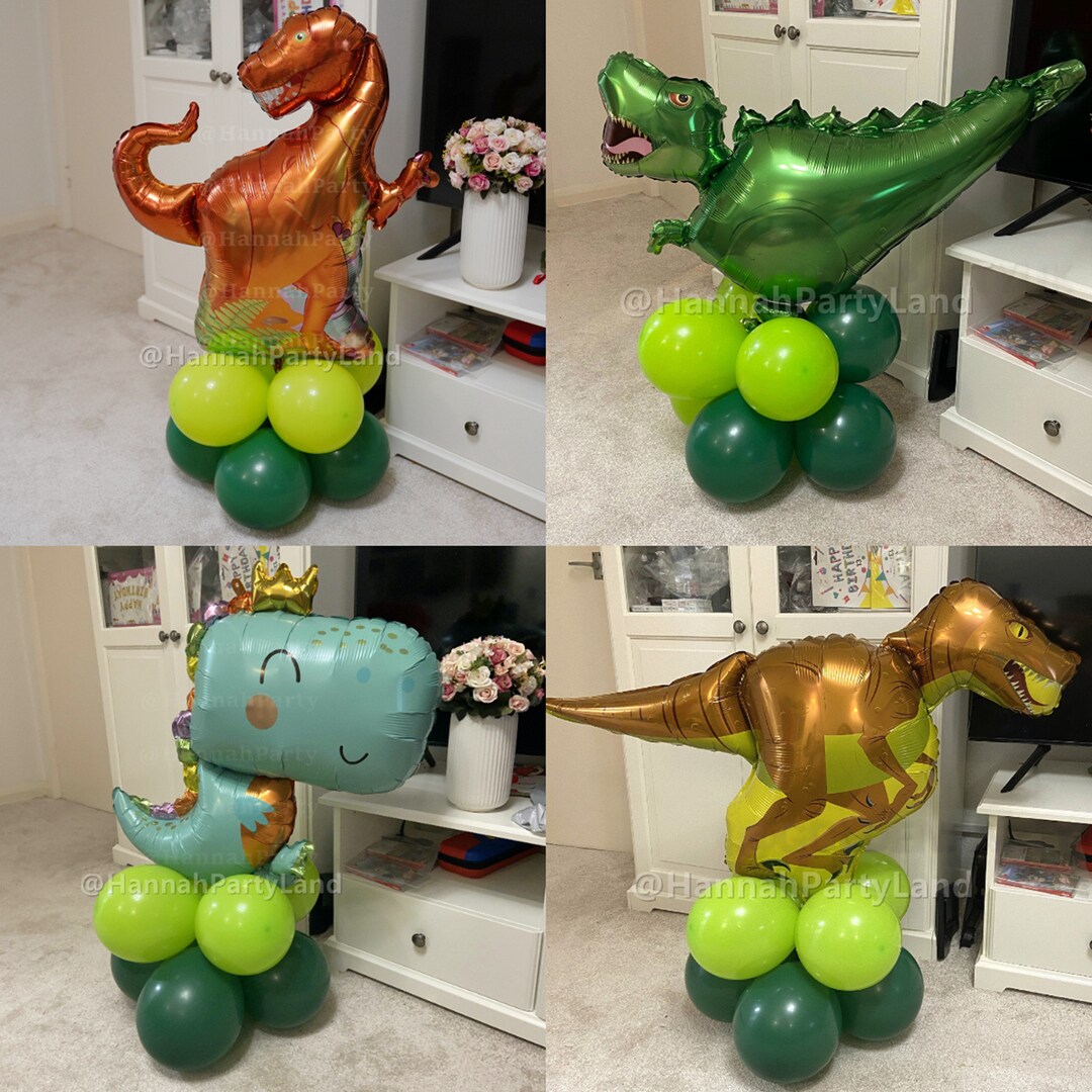 Large Dinosaur Display Balloons DIY Kit Balloon Sculpture Baby Shower ...