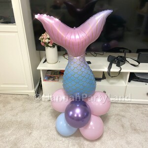 Mermaid Display Balloons DIY Kit Mermaid Tail Shell Sculpture Baby ...