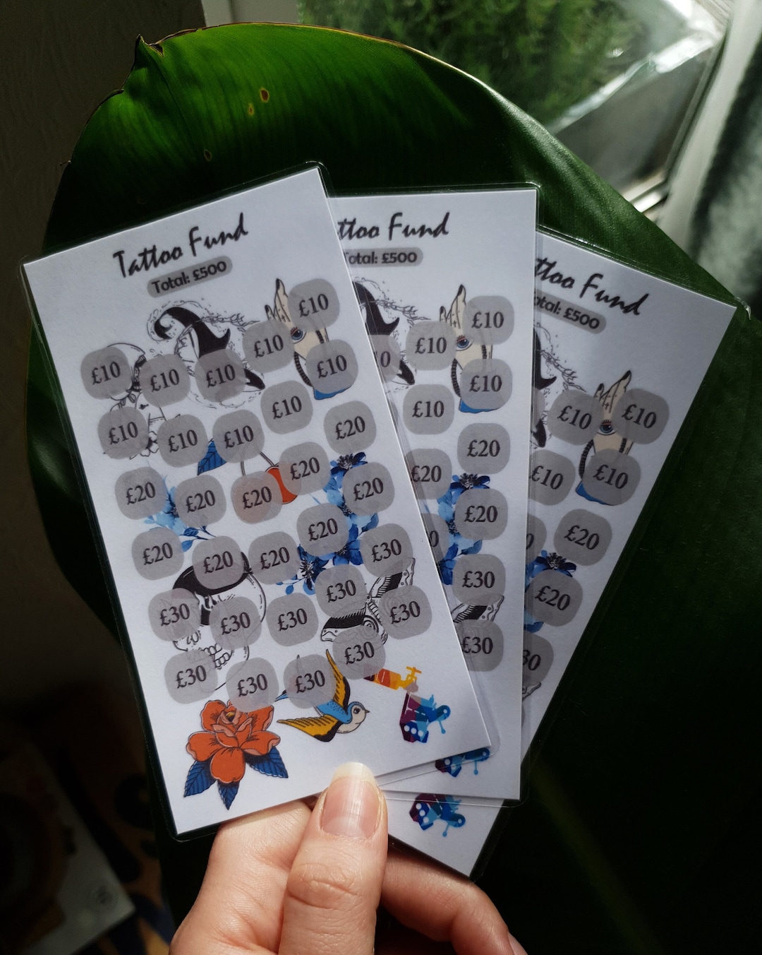 Tattoo Fund Tracker, Savings Tracker, A6 Budget Binder Tracker - Etsy