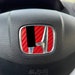 Honda Steering Wheel Logo Carbon 7D - Etsy