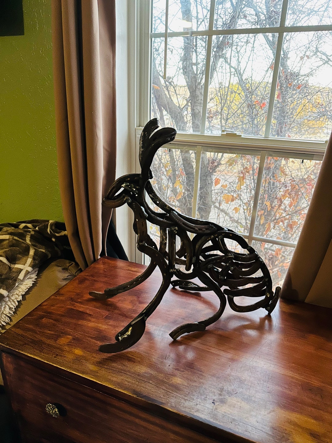 Metal Sculpture Jack Rabbit Animal Art Home Decor - Etsy