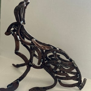 Metal Sculpture Jack Rabbit Animal Art Home Decor - Etsy