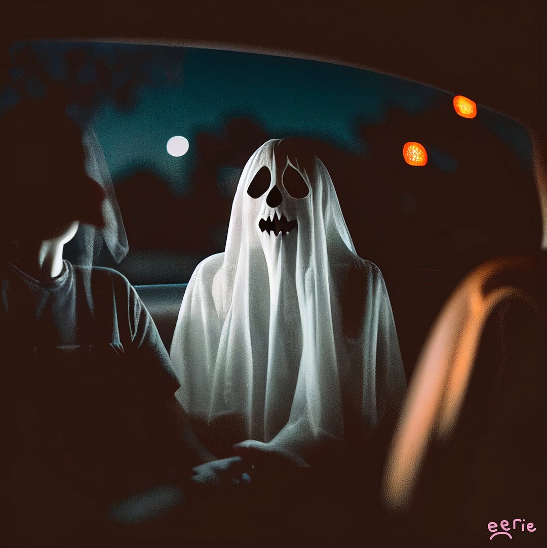 Backseat Ghost Poster Print - Etsy