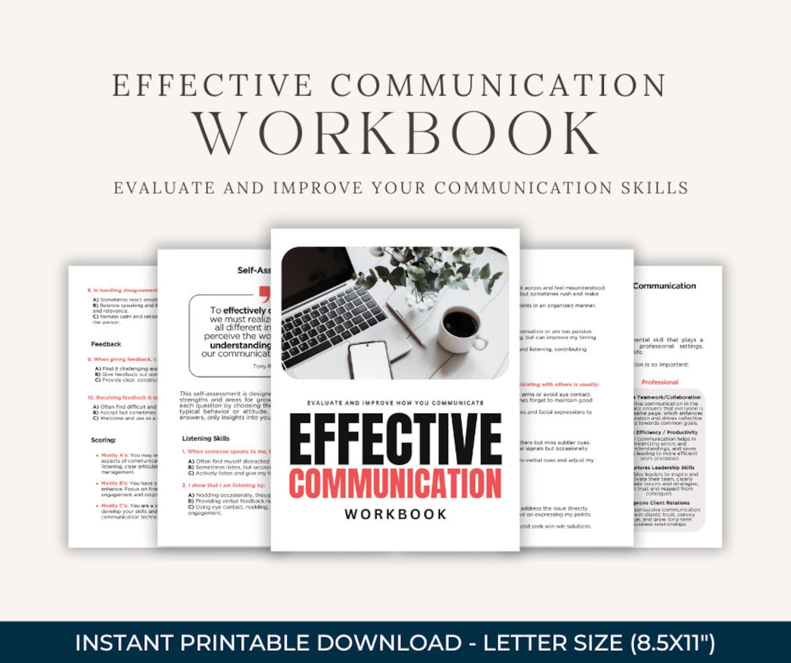Effective Communication Workbook - Etsy
