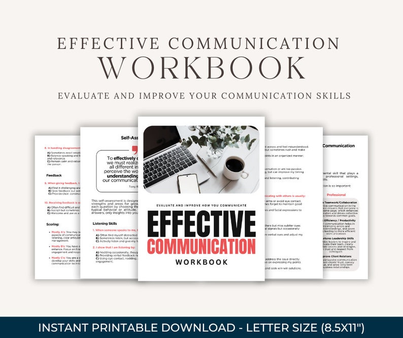 Effective Communication Workbook - Etsy