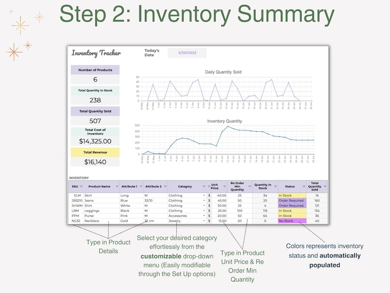 Small Business Inventory & Order Tracker: Google Sheets Template (digital Download) - Etsy