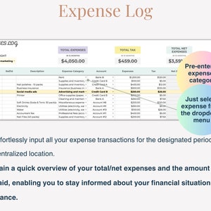Beauty Salon Bookkeeping Spreadsheet Google Sheets Template Simple ...