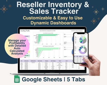 Reseller Inventory and Sales Tracker Reseller Inventory Spreadsheet for ...