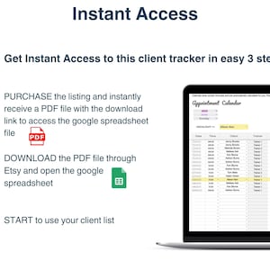 Personal Trainer Client Tracker Spreadsheet, Customer Intake Form ...