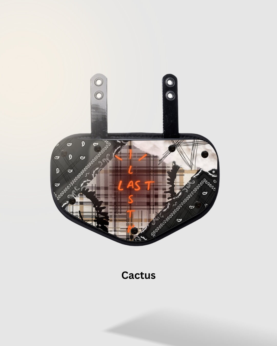 Football Back Plate Back Plate Decal plate Not Included - Etsy