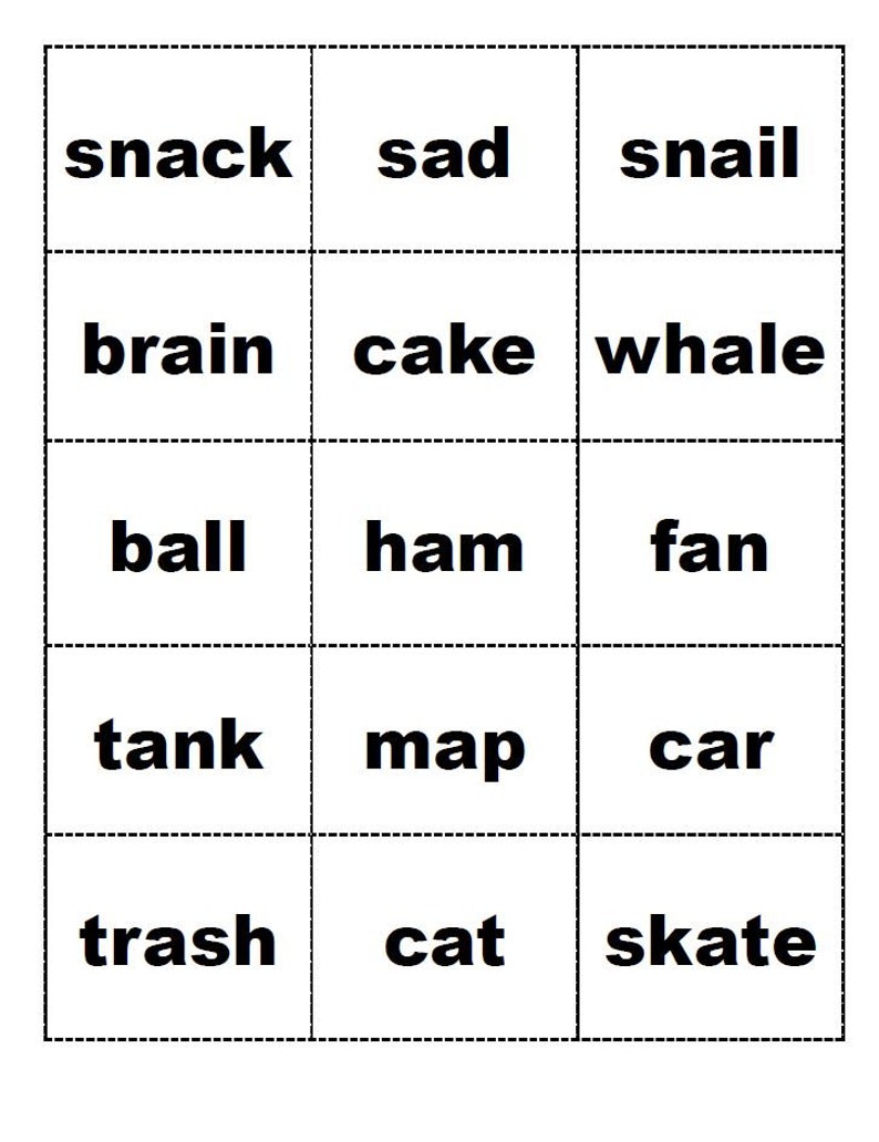 Word Family Classroom Bingo Digital Download & Printable - Etsy