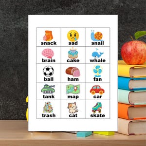 Word Family Classroom Bingo Digital Download & Printable - Etsy