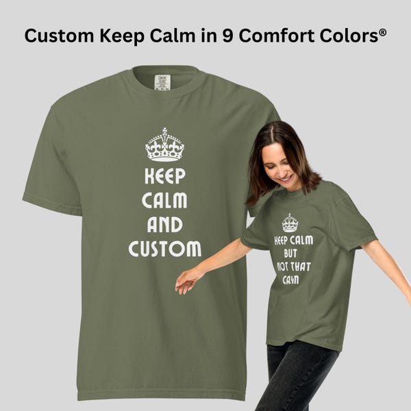 Keep Calm Shirt - Etsy