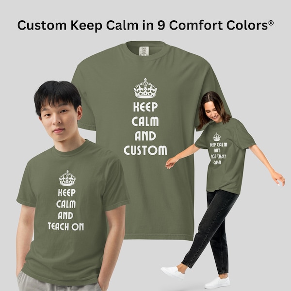 Keep Calm Shirt - Etsy