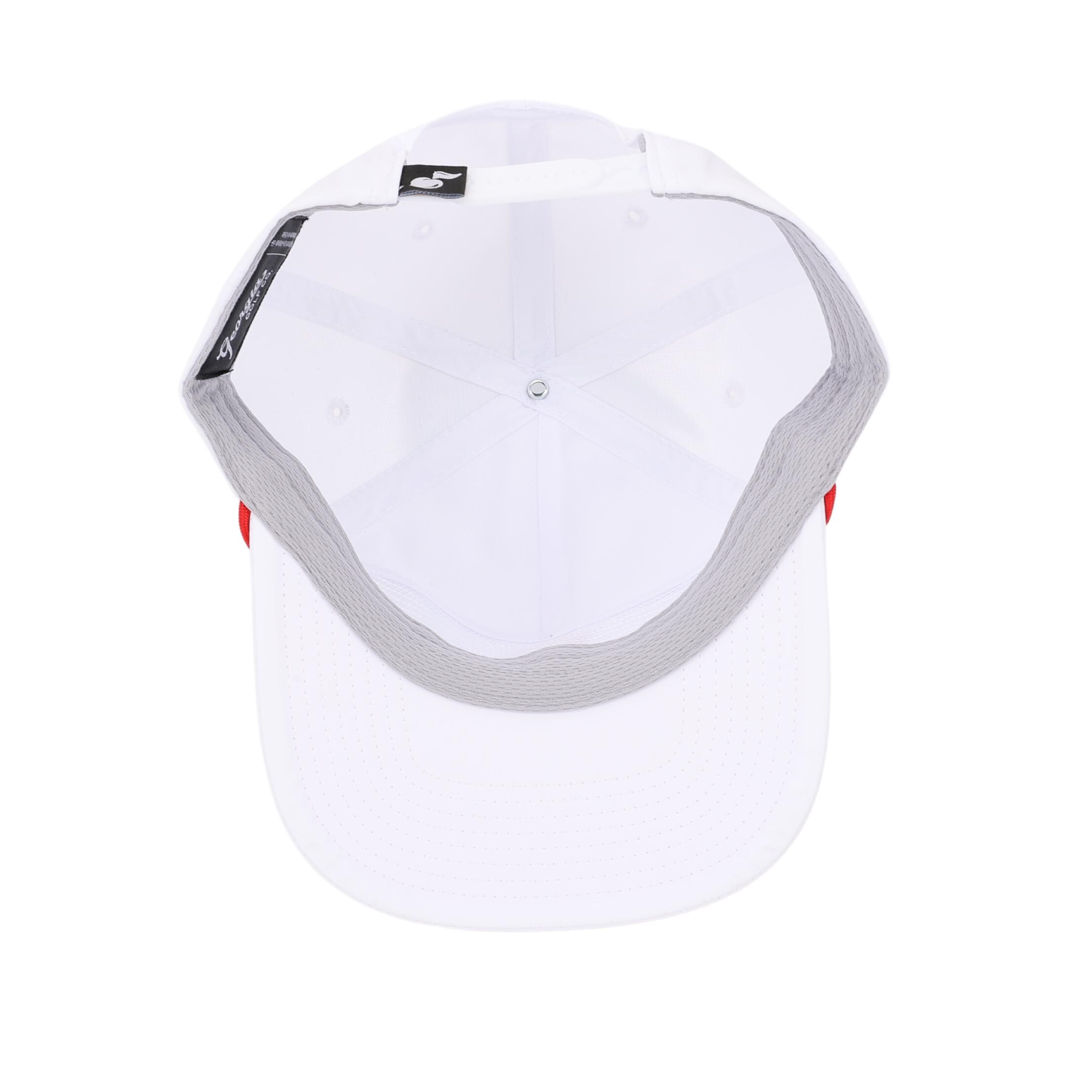 Georgia Rope Golf Hat - Athens White | Embroidered State Outline | UGA ...