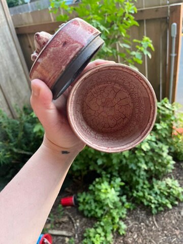 Jar With Miniature Cervix, Uterus, Ovaries and Uterine Tubes Sculpted ...