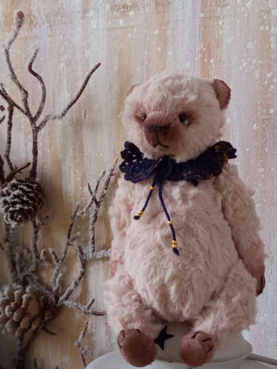 Teddy Bear OOAK Bear Monica . Fully Movable - Etsy