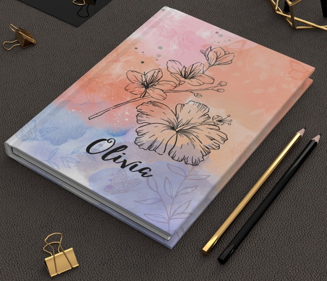 Personalized Journal Book, Custom Notebook, Name Journal for Girls ...