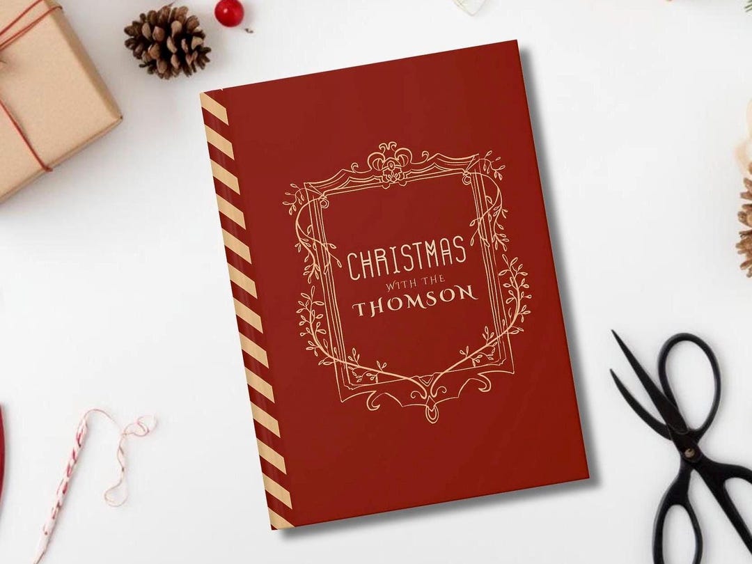 Personalized Christmas Memories Keepsake Journal, Family Christmas ...