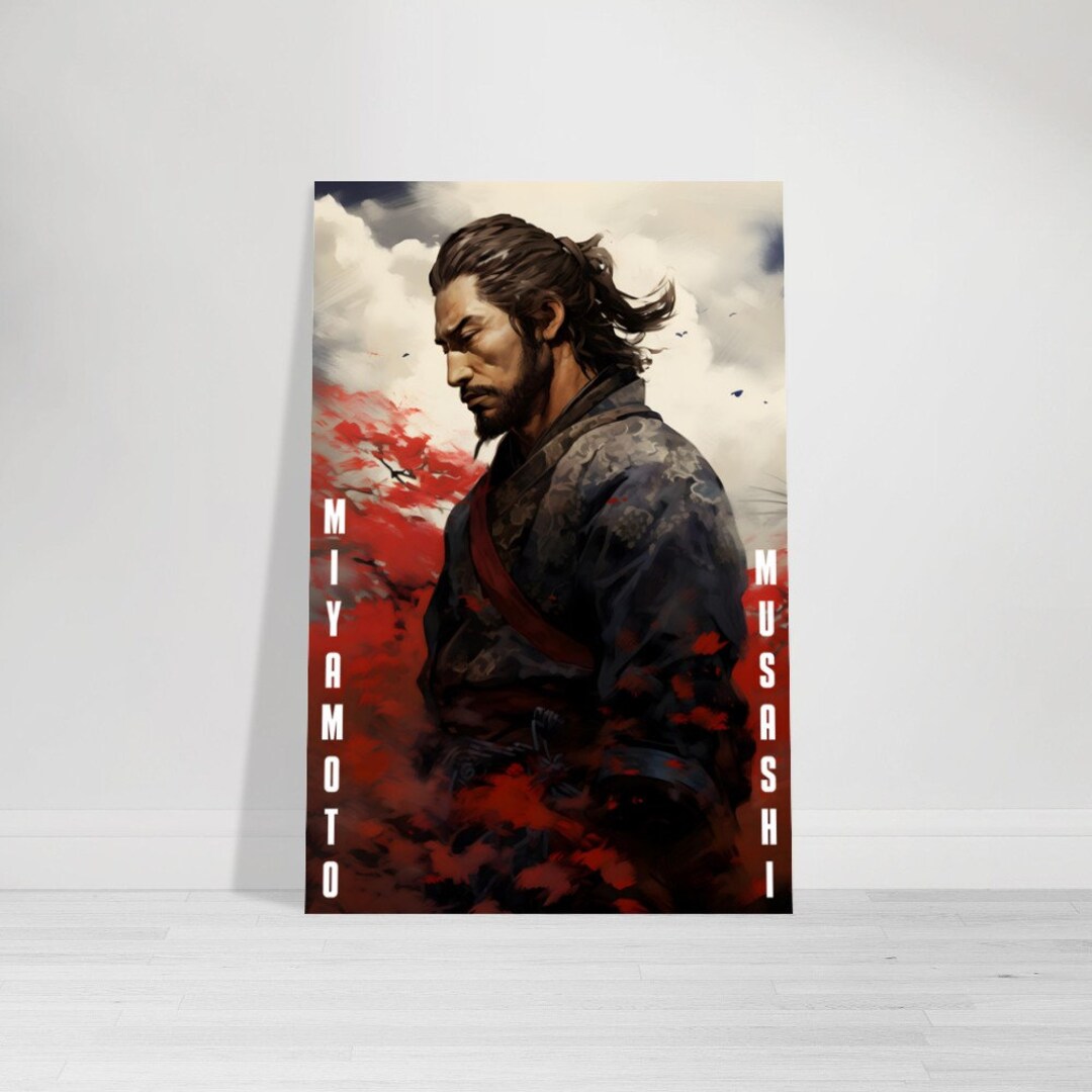 Miyamoto Musashi Poster Aus Aluminium Schwertkämpfer Alu - Etsy