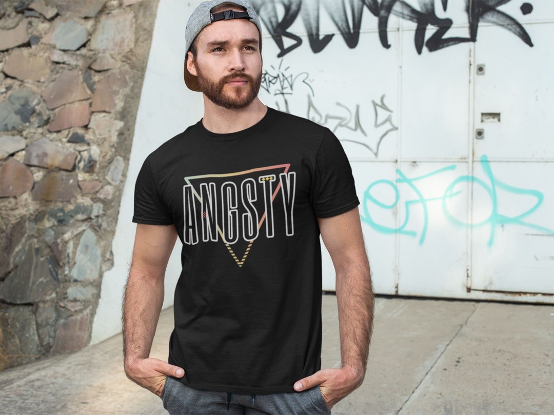 Angsty Shirt Pop Punk Aesthetic Streetwear Alt Grunge Angsty - Etsy