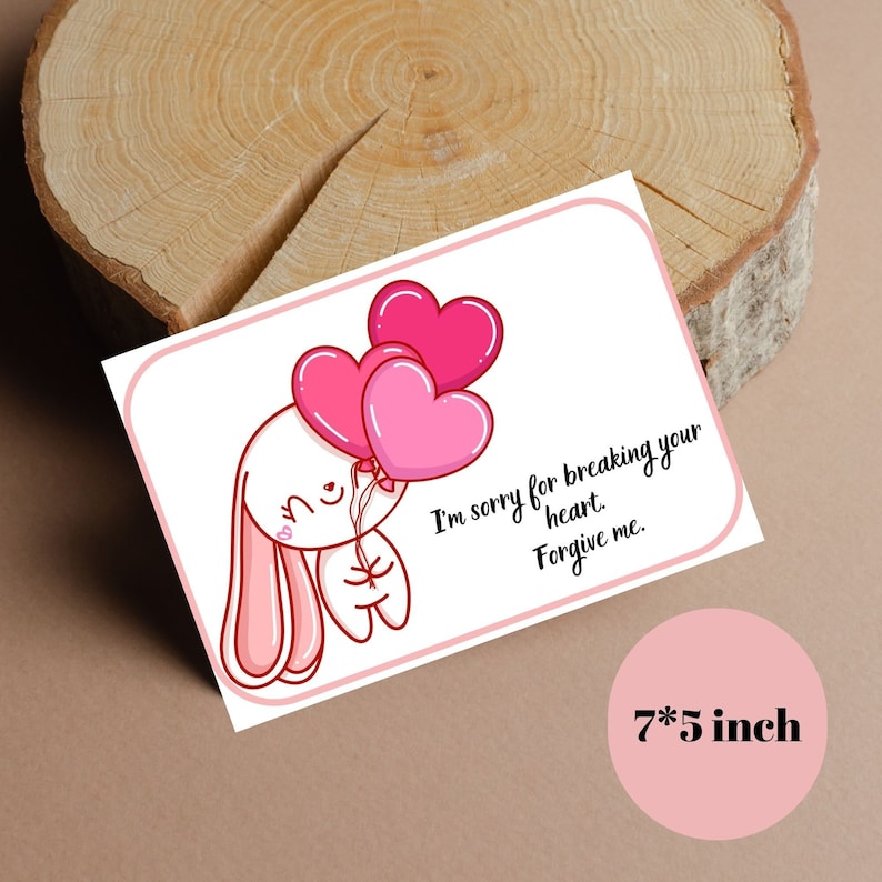 Sorry Card Apology Card Im Sorry Card Forgive Me Card Im - Etsy