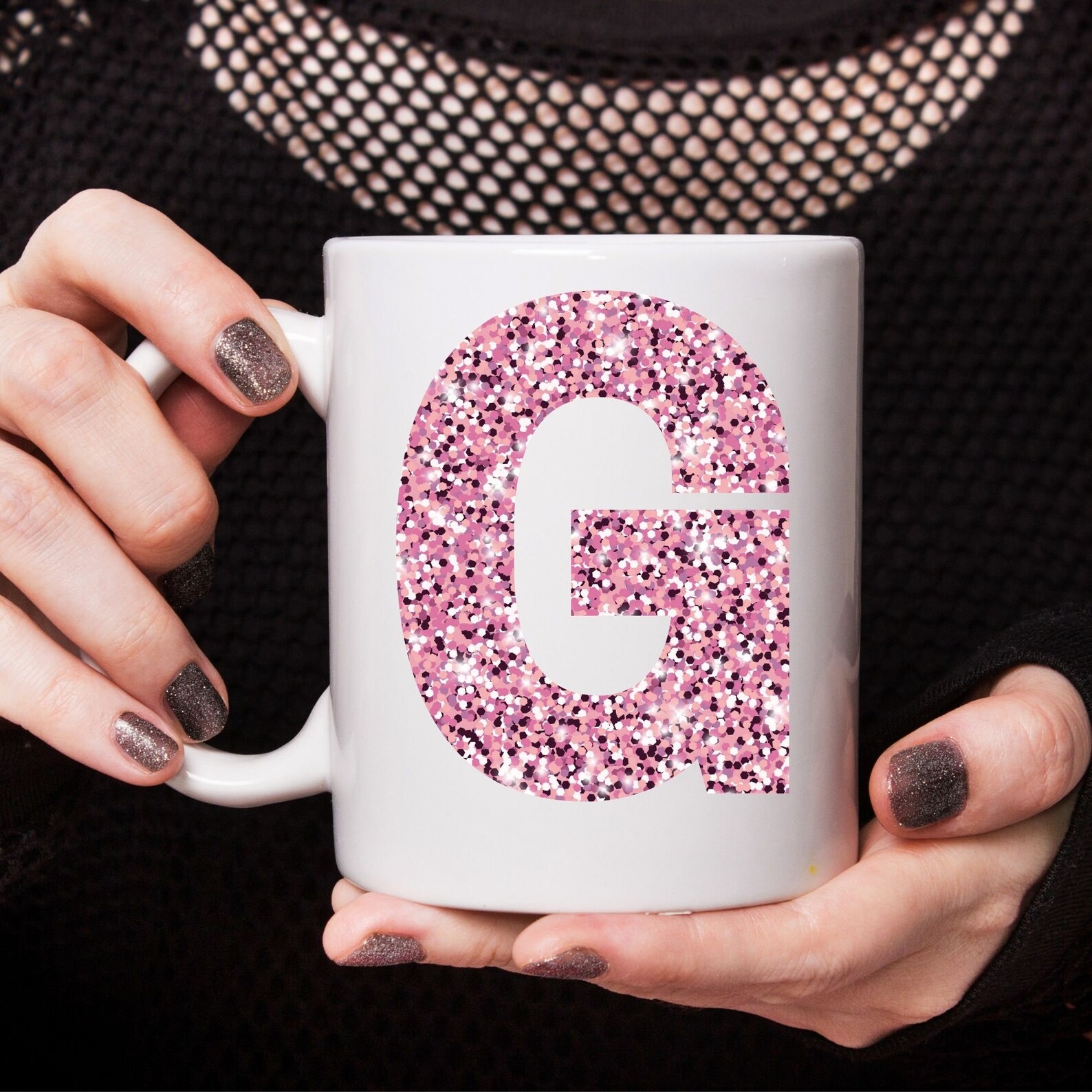 Pink Glitter Alphabet Glitter Alphabet Alphabet PNG SVG - Etsy