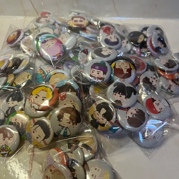 Bts Buttons - Etsy