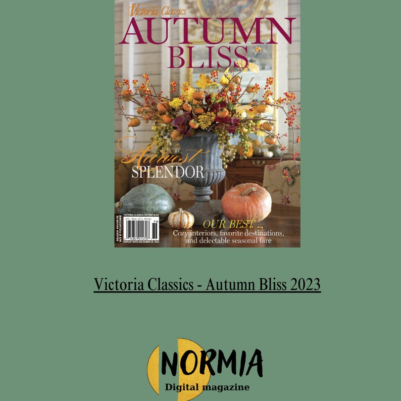 Victoria Classics - Autumn Bliss 2023 - Etsy