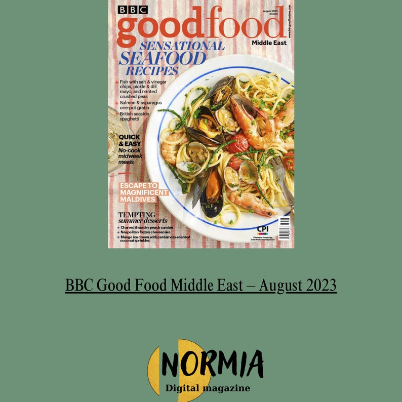 Bbc Good Food Middle East August 2023 Etsy Uk