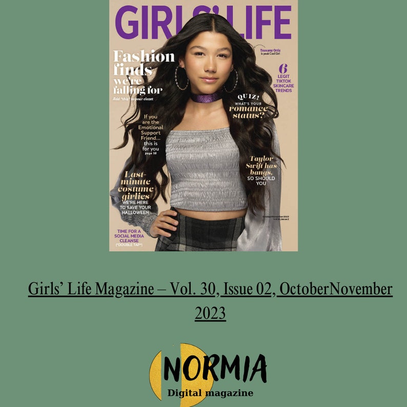 Girls’ Life Magazine – Vol. 30, Issue 02, Octobernovember 2023 - Etsy