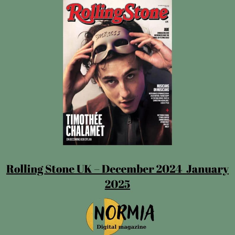Rolling Stone UK – December 2024 January 2025 - Etsy
