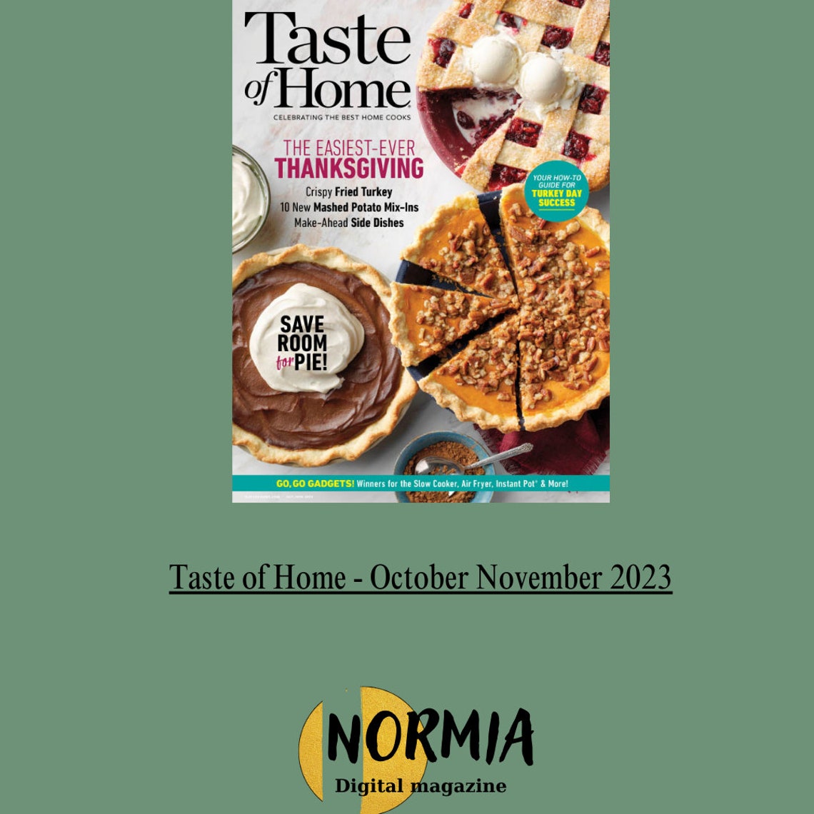 Taste of Home October November 2023 - Etsy