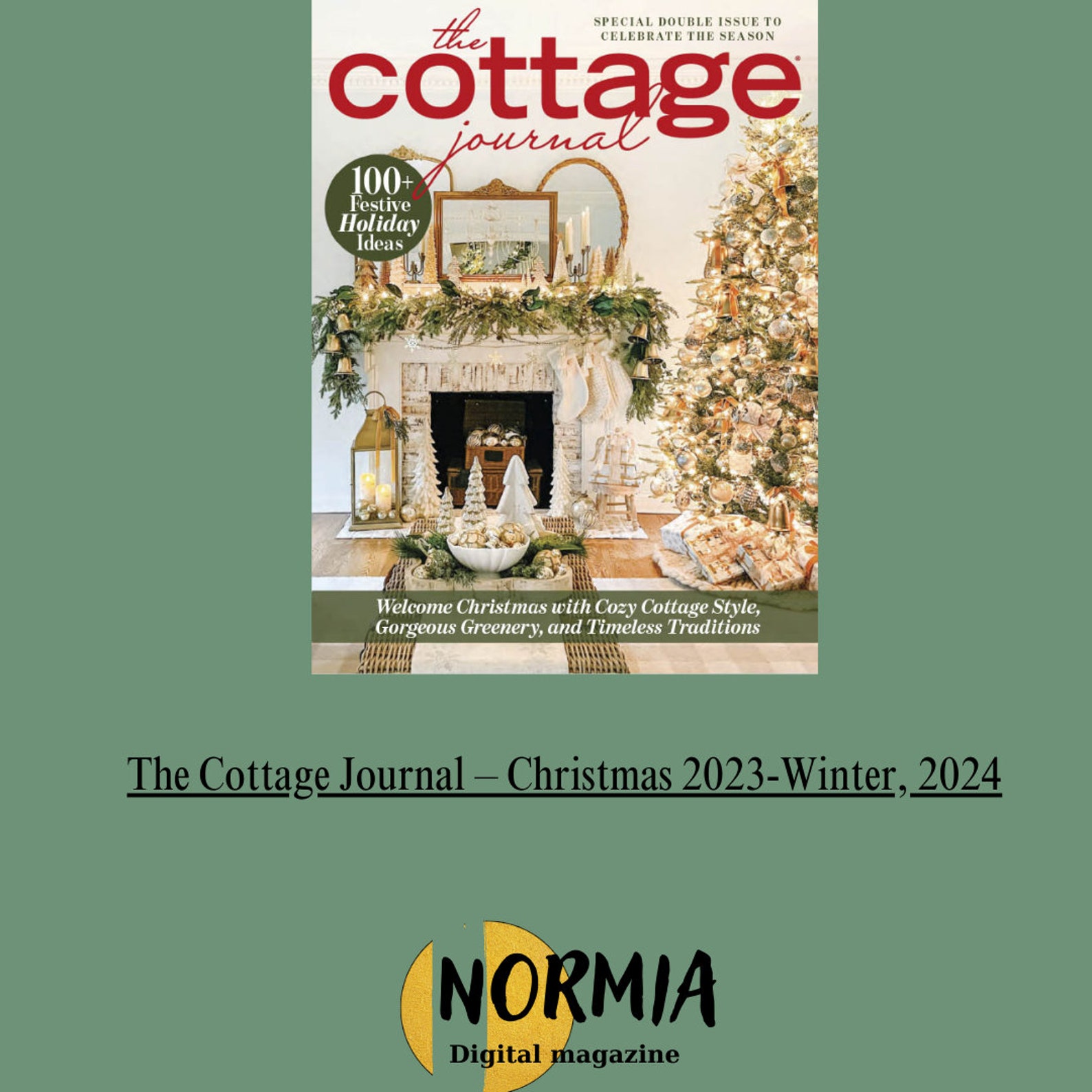 The Cottage Journal Christmas 2023/winter, 2024 - Etsy