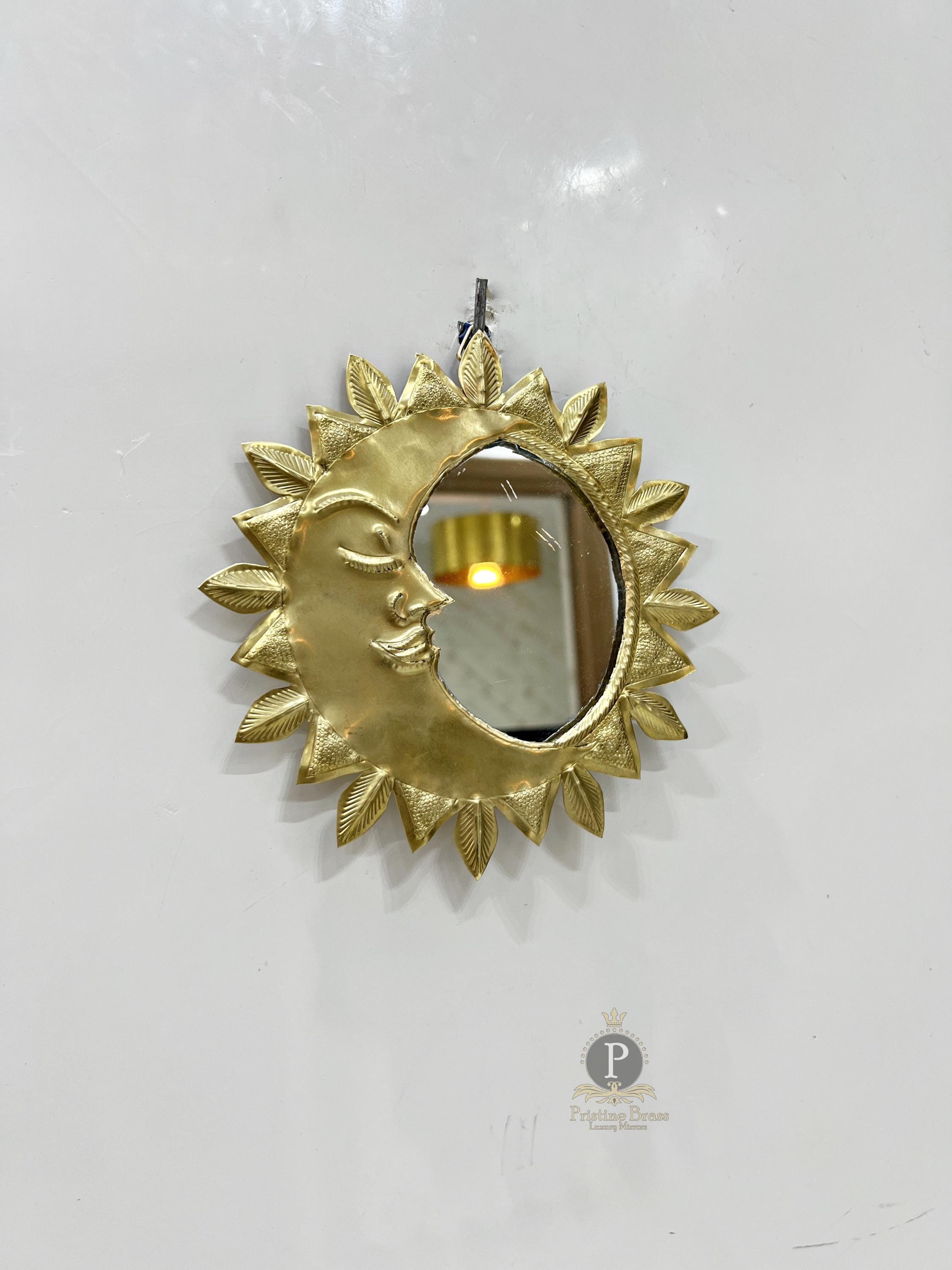 Groovy Moon & Sun Mirror Bundle, Mirror Crescent Moon, Small Desk ...