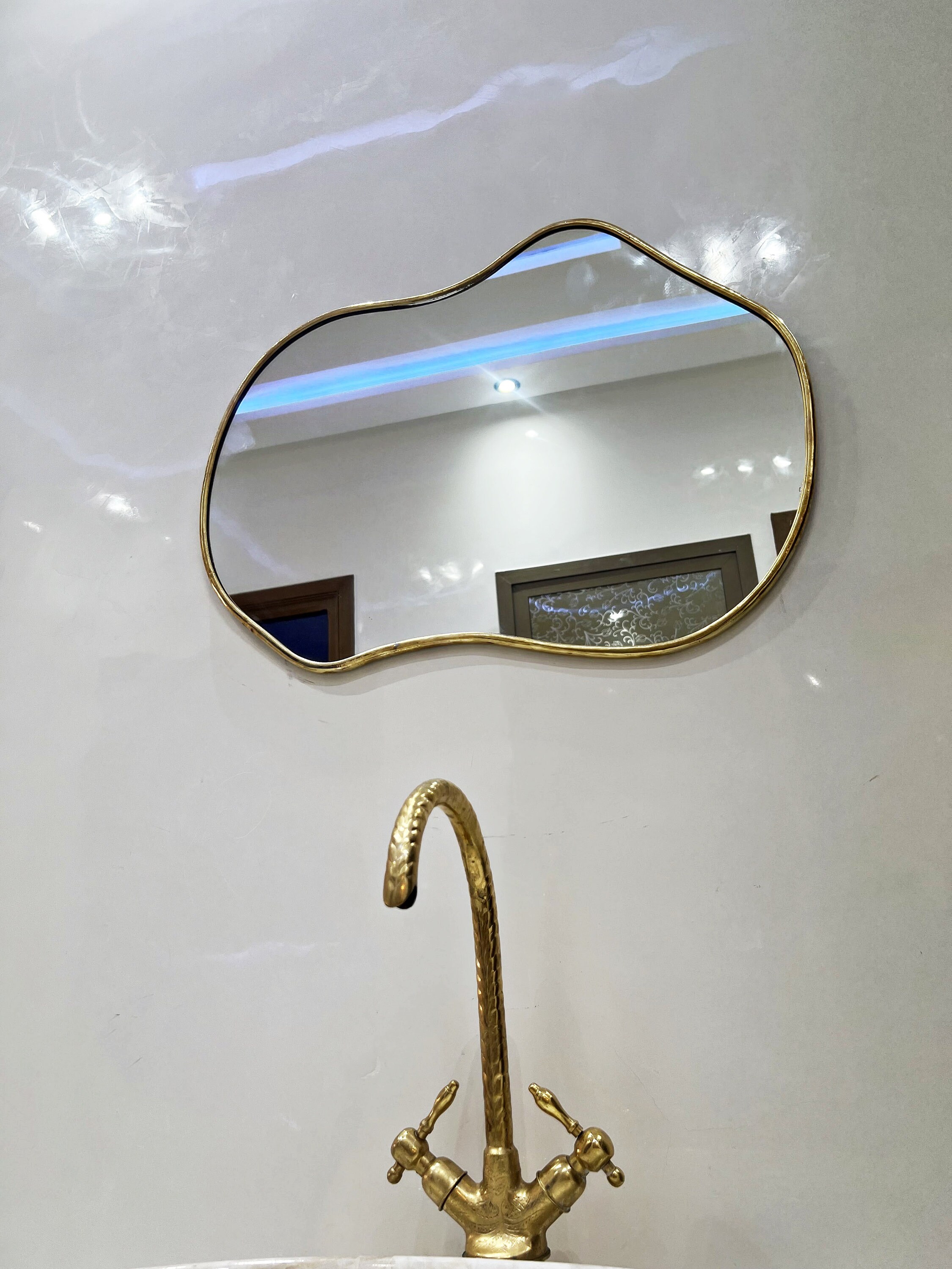 Asymmetrical Mirror Wavy Mirror Cloud Mirror ,unbalanced Mirror Unusual ...