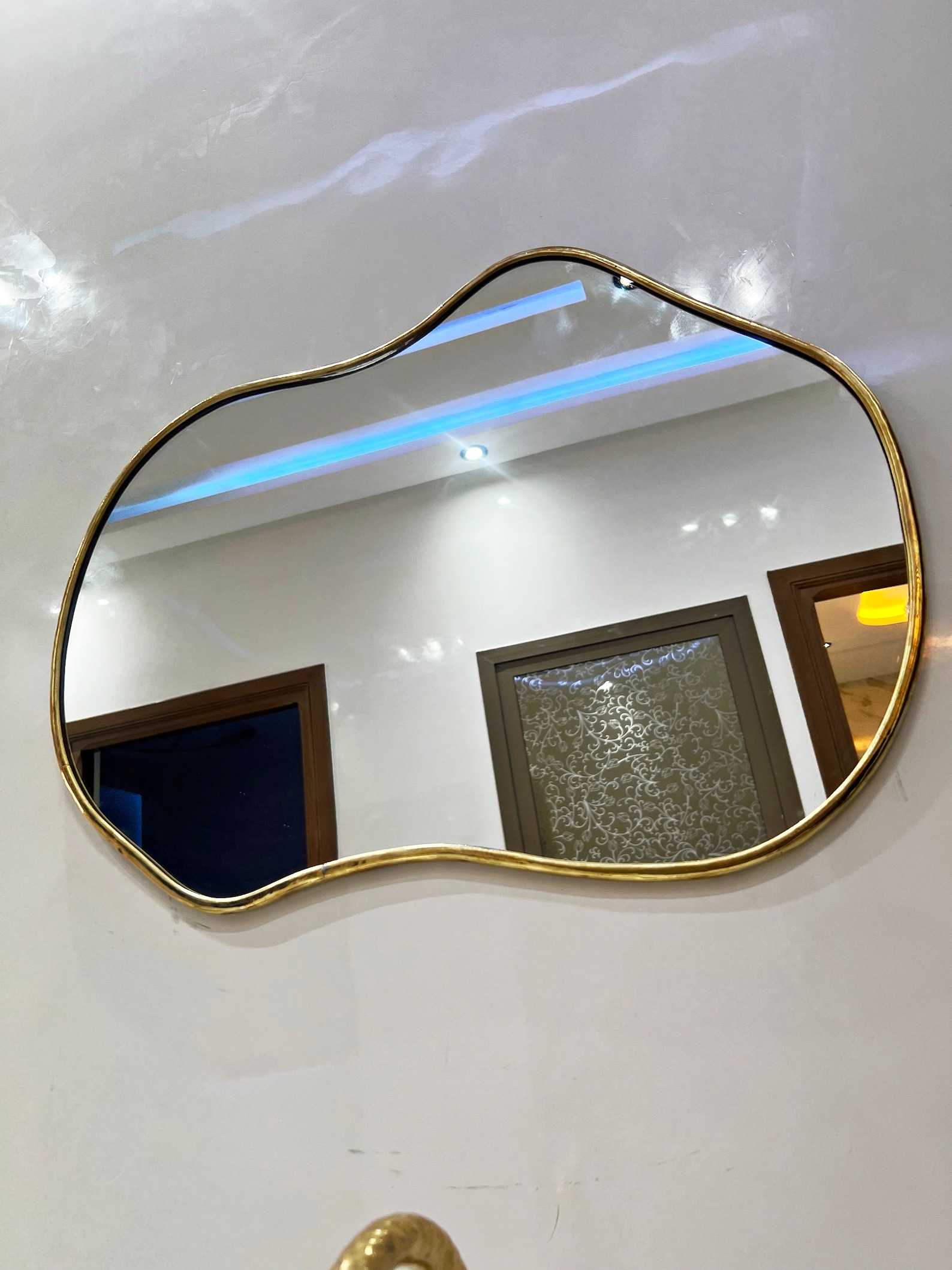 Asymmetrical Mirror Wavy Mirror Cloud Mirror ,unbalanced Mirror Unusual ...