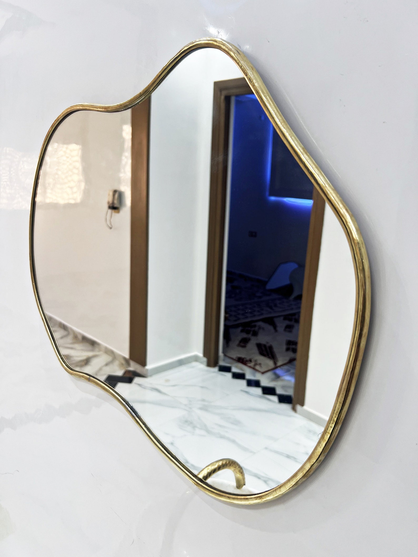 Asymmetrical Mirror Wavy Mirror Cloud Mirror ,unbalanced Mirror Unusual ...