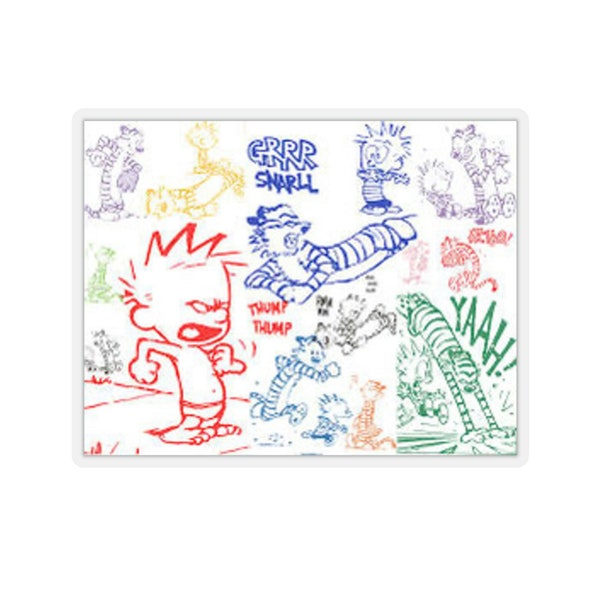 Calvin and Hobbes Decal - Etsy